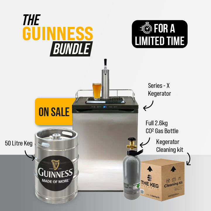 Kegerator Bundle with Guinness 50L Keg – The Keg Republic